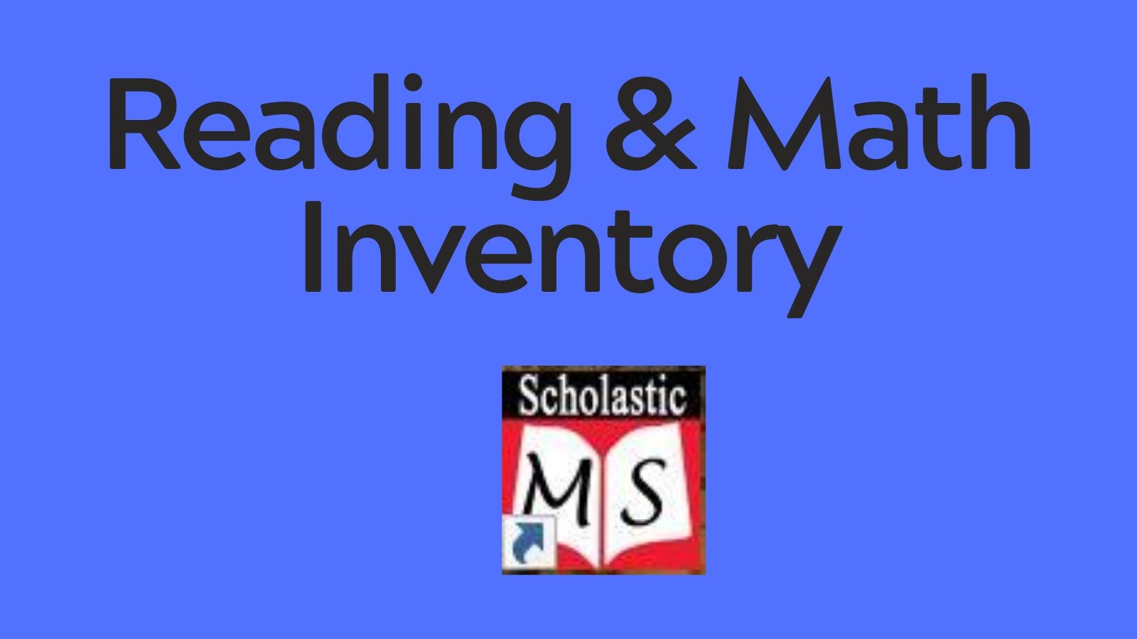 Reading Inventory Login